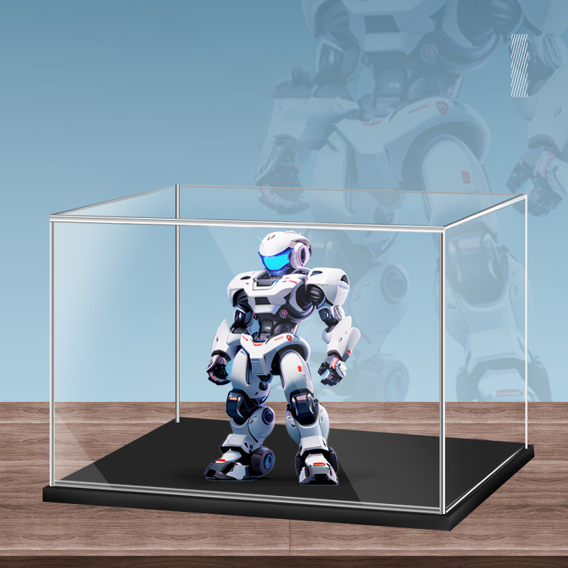 Double-Sided Acrylic Helmet Display Case - Custom Sizes